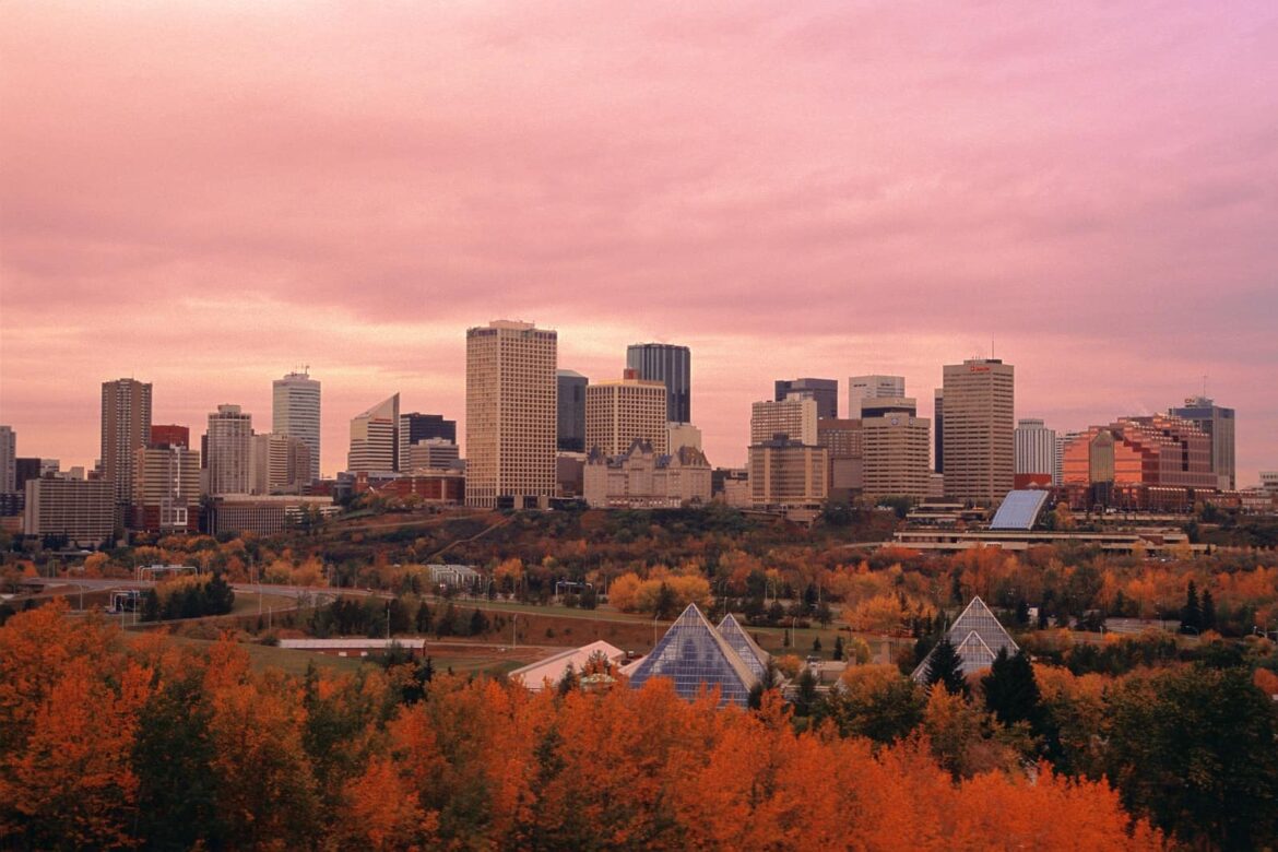 Edmonton, die Hauptstadt Albertas