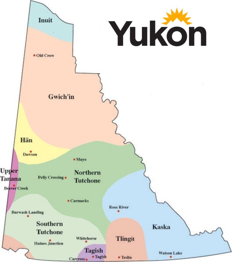 Die Heritage River des Yukon Territorium